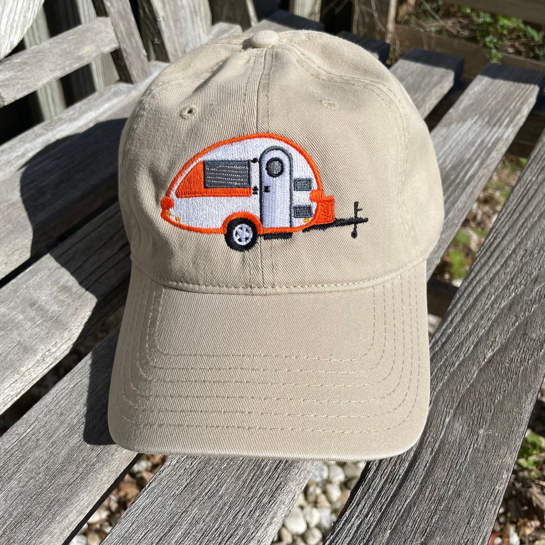 TAB Camper Teardrop Trailer Embroidered Baseball Cap Baseball Teardrop ...