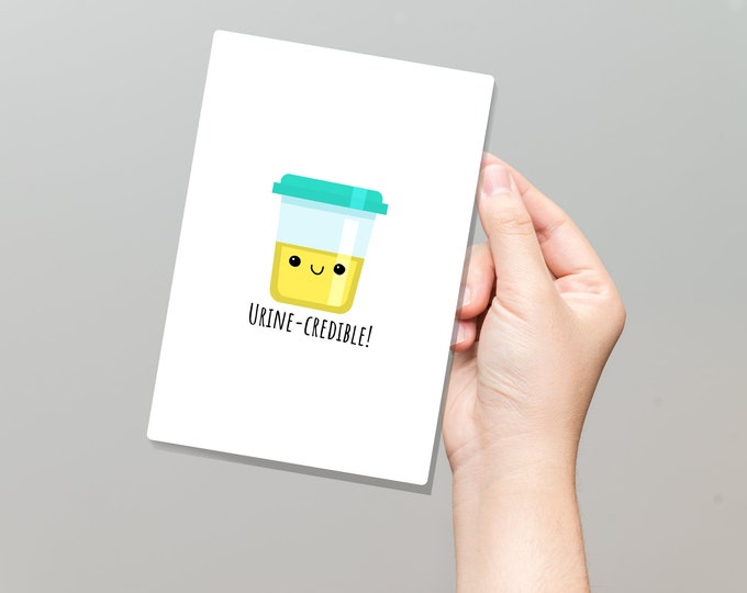 Urine Credible Thank You Card, Doctor, Nurse, Mother's Day, Urologist ...