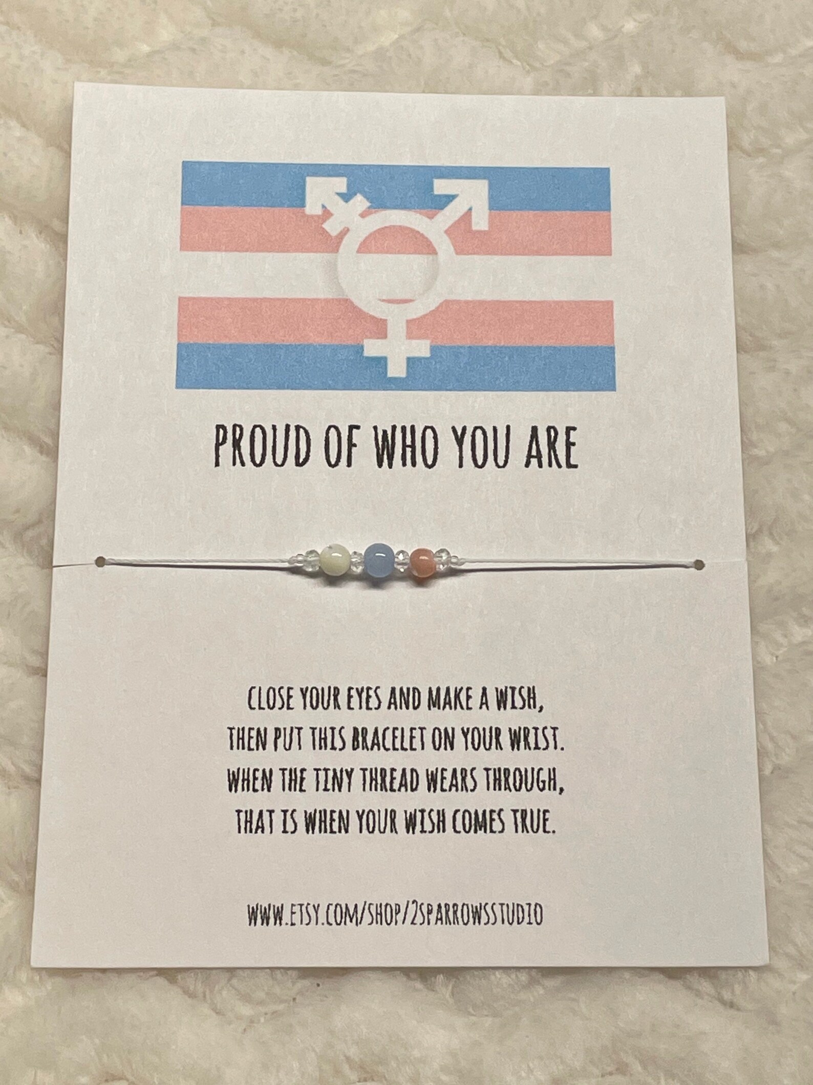 Trans Pride Bracelet, Transgender, Gay Pride, LGBT Bracelet, Gay Pride ...