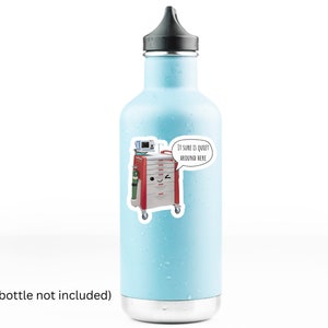 Crash Cart Sticker, Emergency Room Sticker, Quiet Around Here, Funny ...