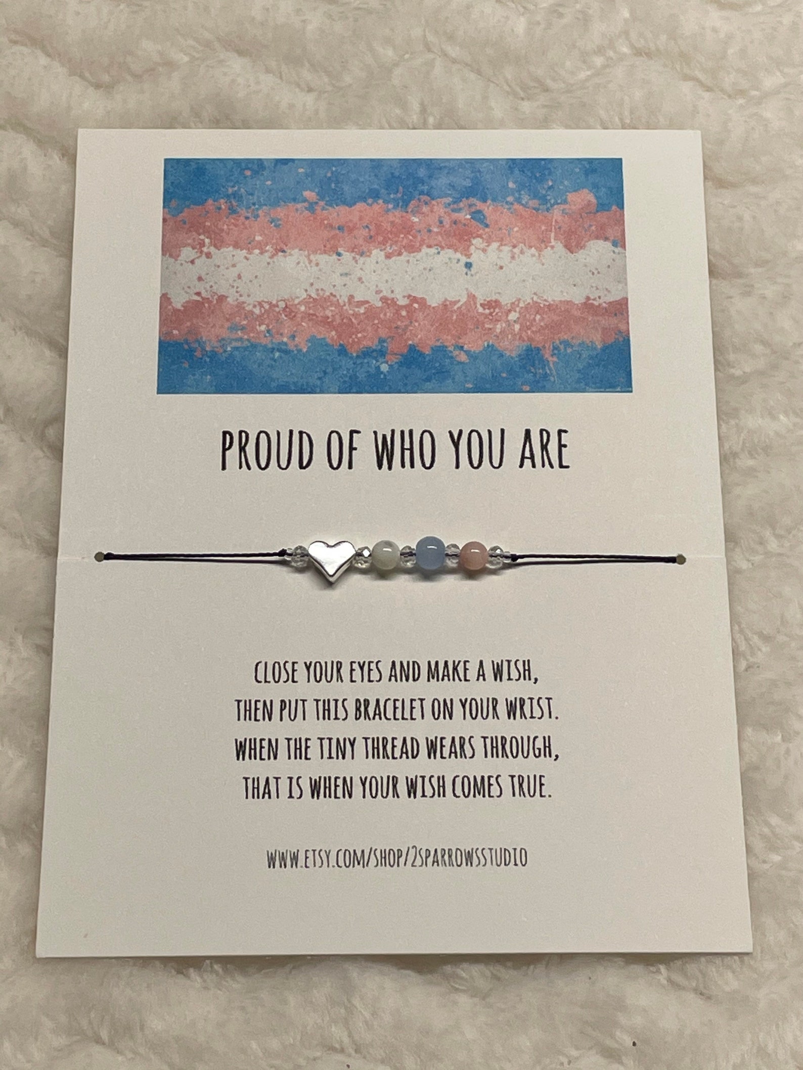 Trans Pride Bracelet Transgender Gay Pride LGBT Bracelet - Etsy