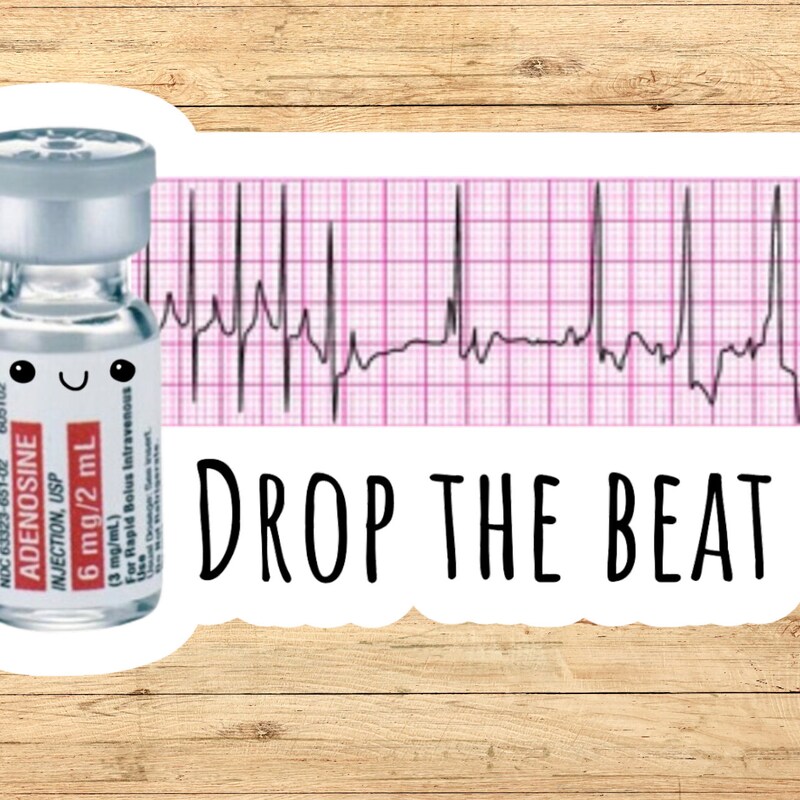 Heart Monitor Stickers - Etsy