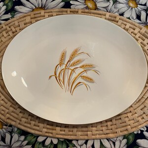 Golden Wheat Platter - Etsy