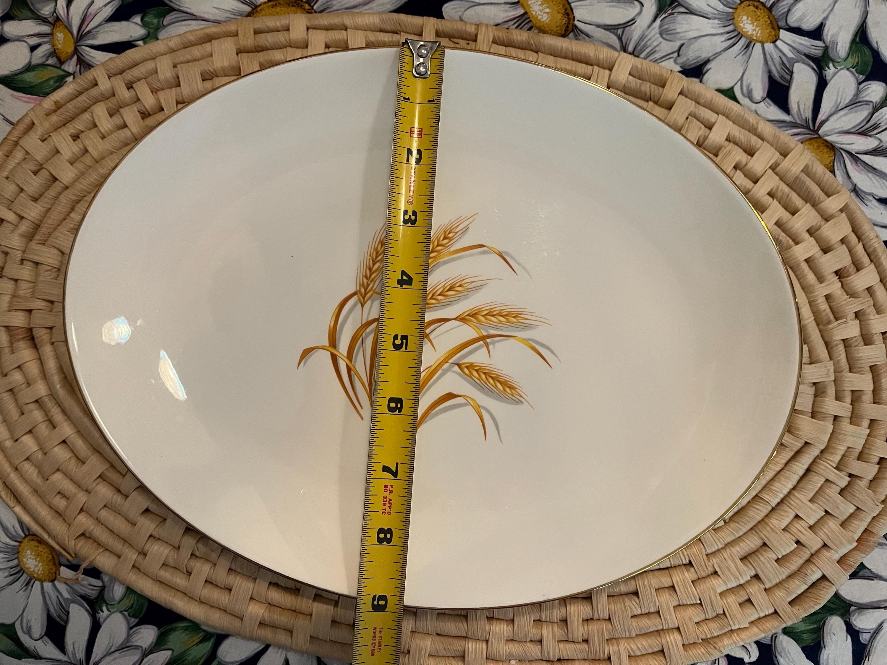 Golden Wheat Platter - Etsy