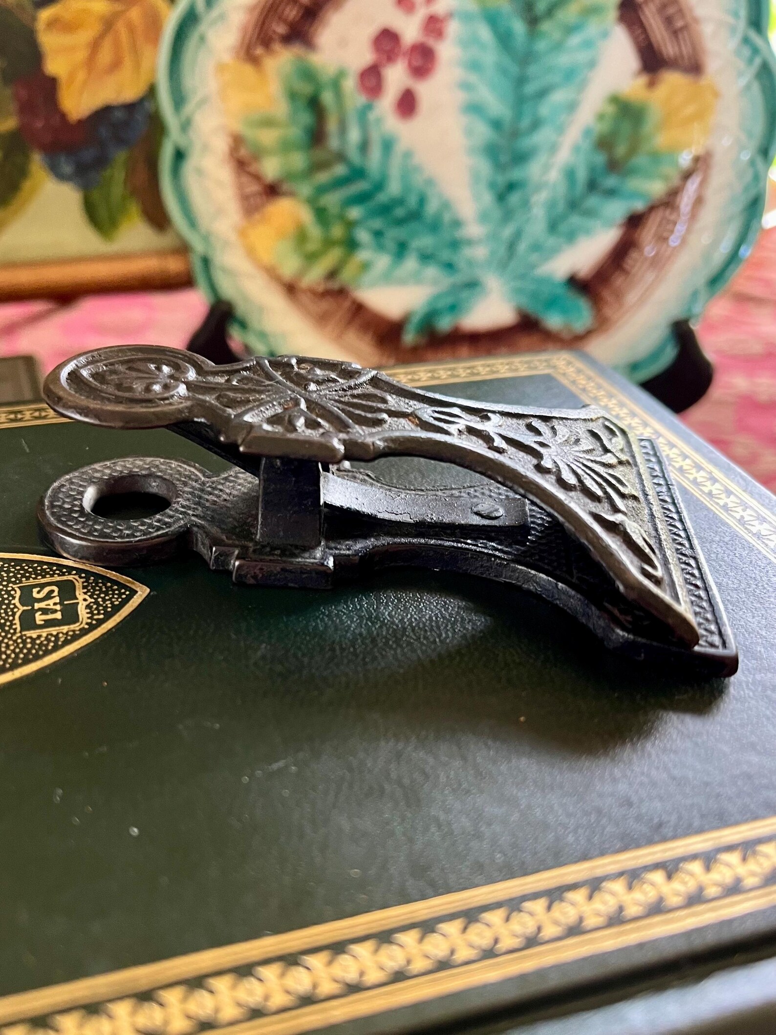 Victorian Iron Paper Clip: Eastlake Style Letter Holder, Wall Hook - Etsy