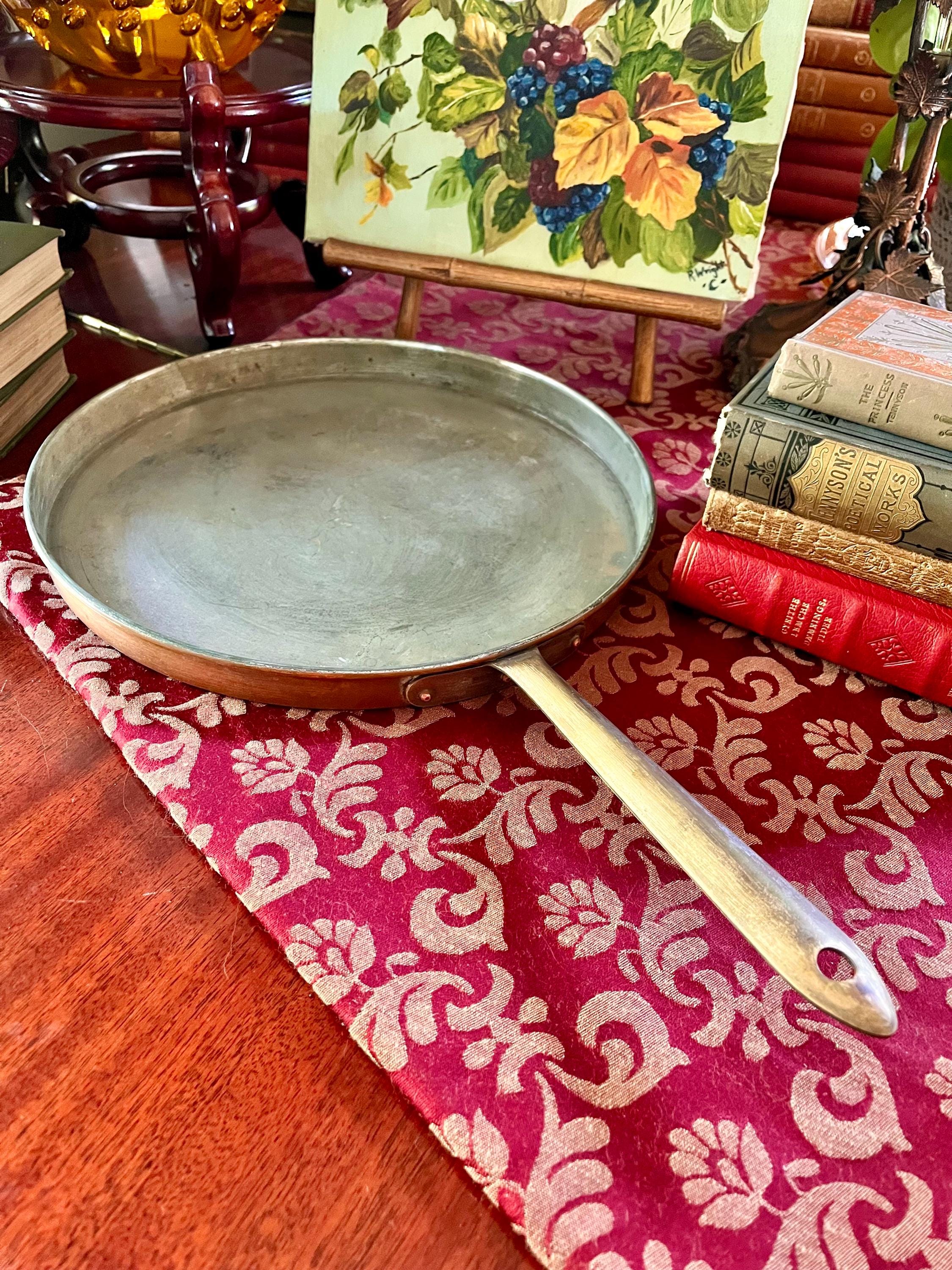 Vintage Copper Crepe Pan: B&M Douro, Portuguese Kitchenalia - Etsy
