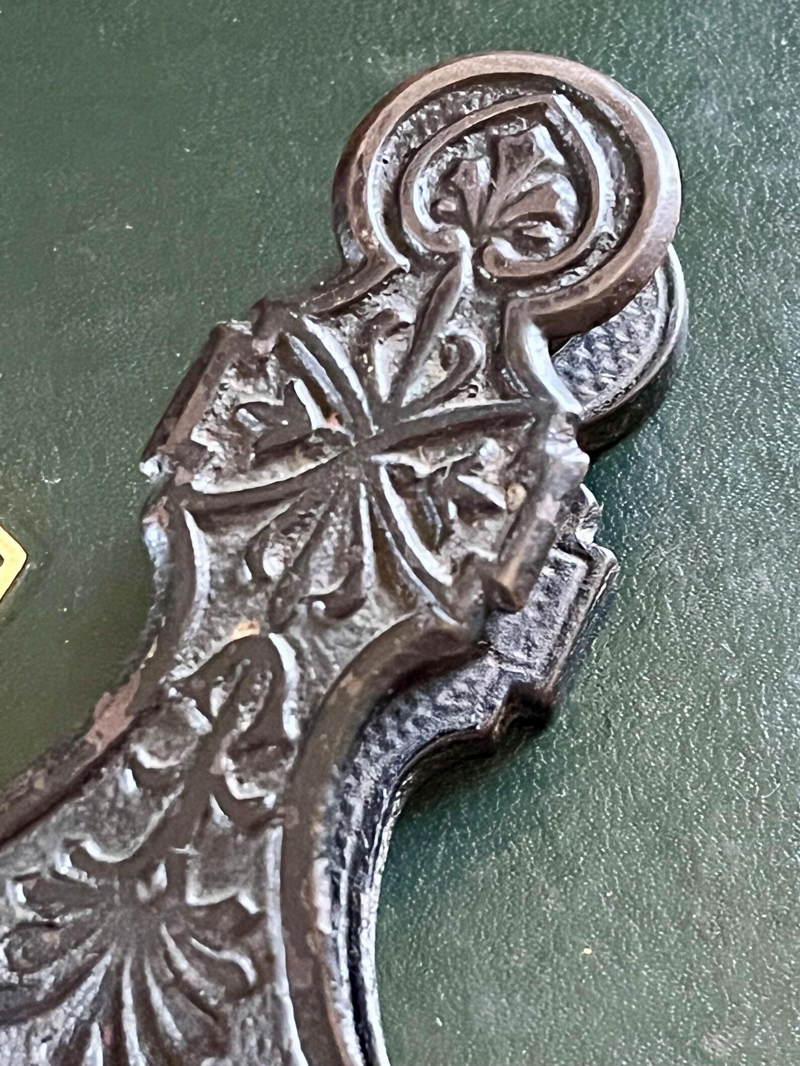 Victorian Iron Paper Clip: Eastlake Style Letter Holder, Wall Hook - Etsy
