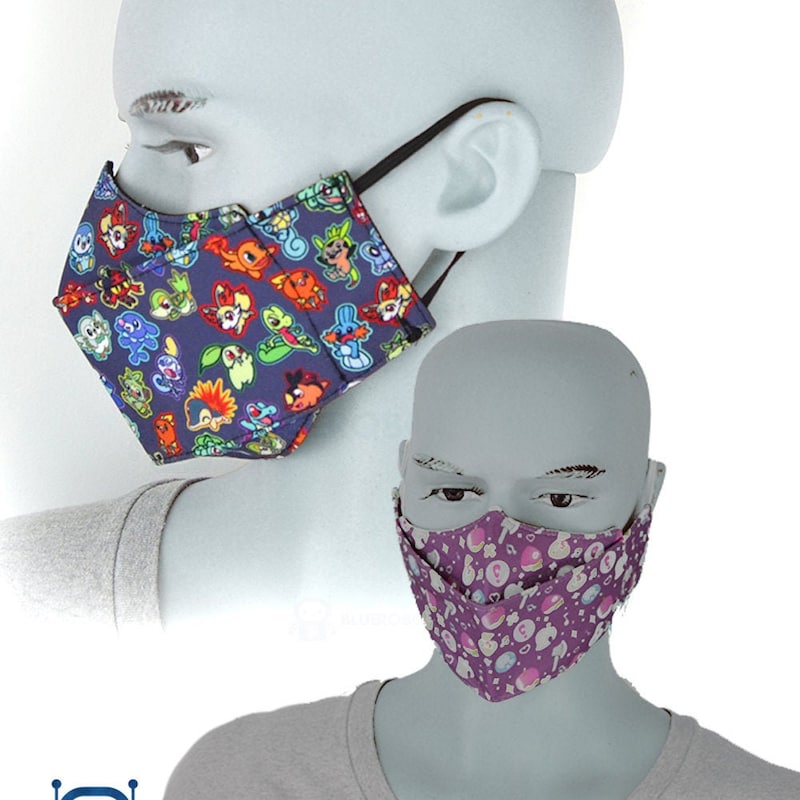 Anime Face Mask - Etsy