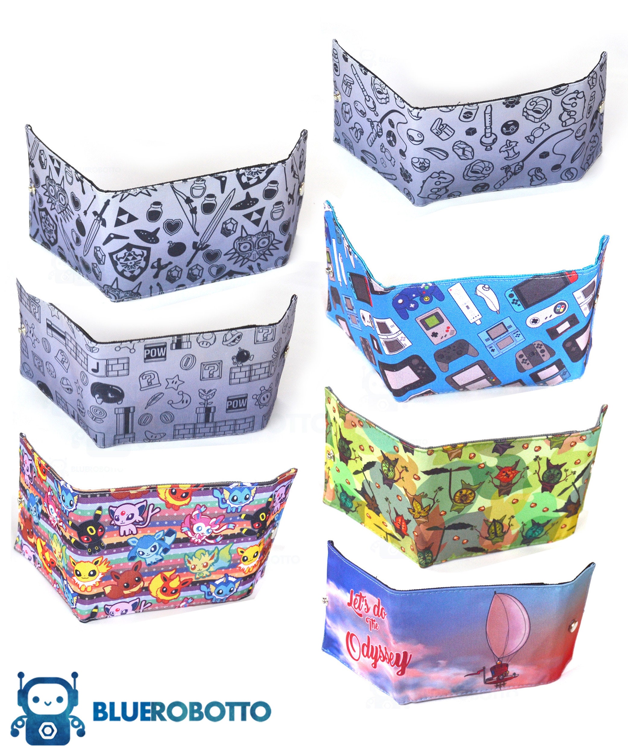 Tri Fold Wallet Videogames and Anime Designs - Etsy