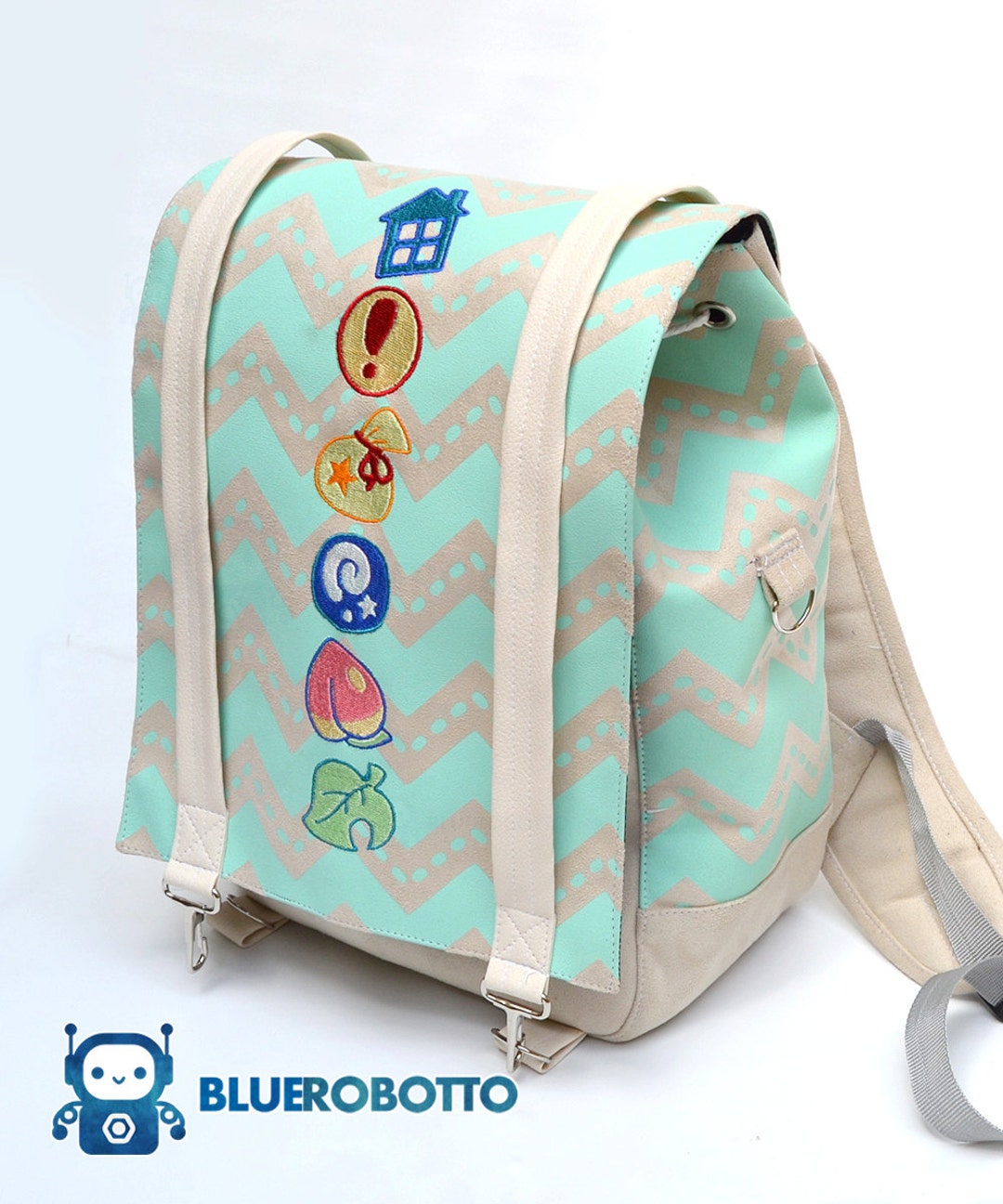 Crossing Pastel Items Backpack - Etsy