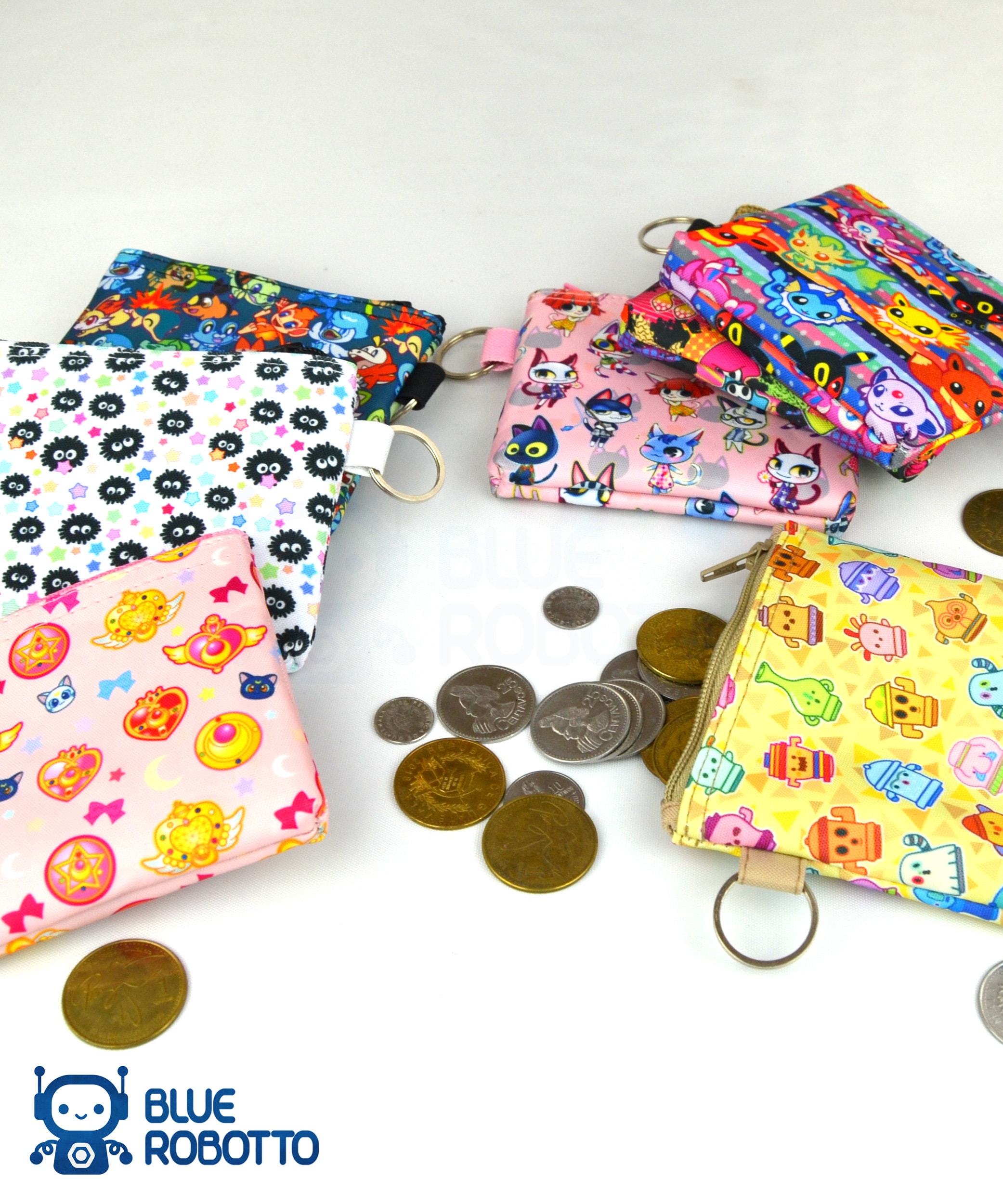 Mini Coin Pouch Video Game and Anime Inspired Designs - Etsy