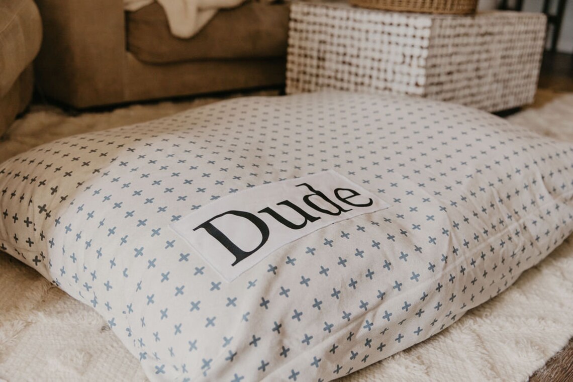 Farmhouse Dog Bed Cover Dog Beds Personalized Dog Bed | Etsy