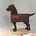 Brown Dog 2 Mailbox (chocolate Lab) - Etsy