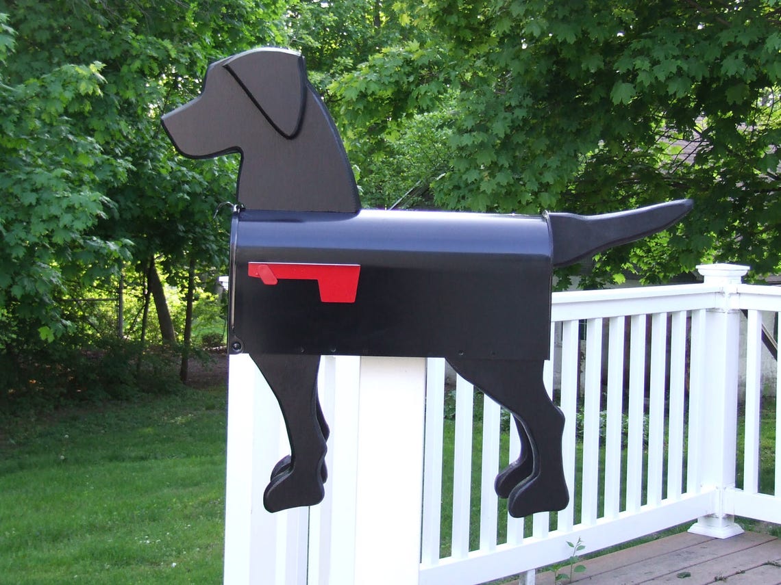 Black Dog Mailbox - Banksville79 Exclusive - FREE Shipping - Etsy
