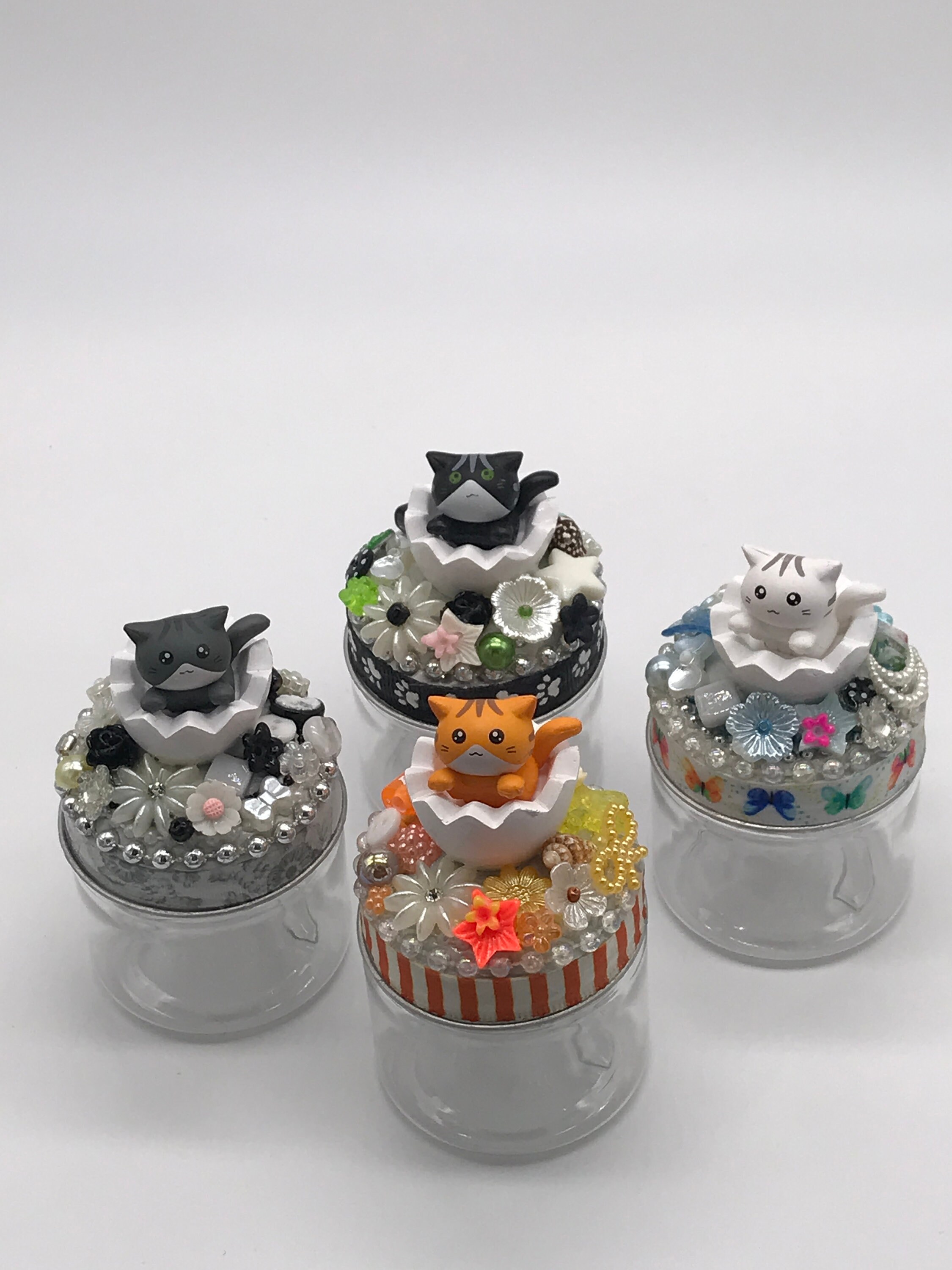Hatching Kittens Assemblage Art Jars - Etsy