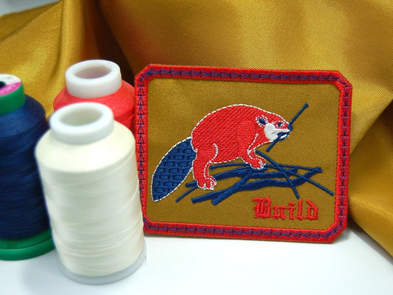 Beaver Medieval Patch - Etsy