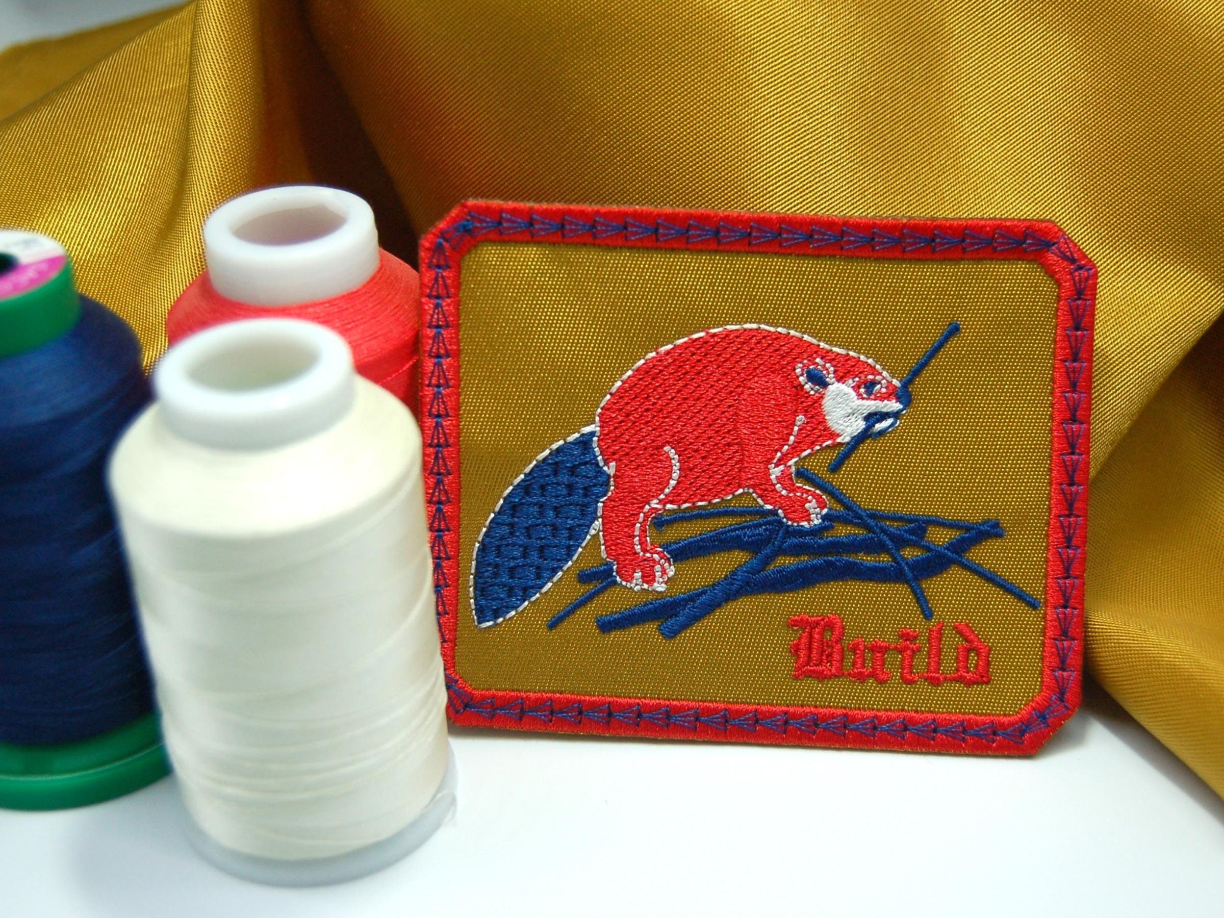 Beaver Medieval Patch - Etsy