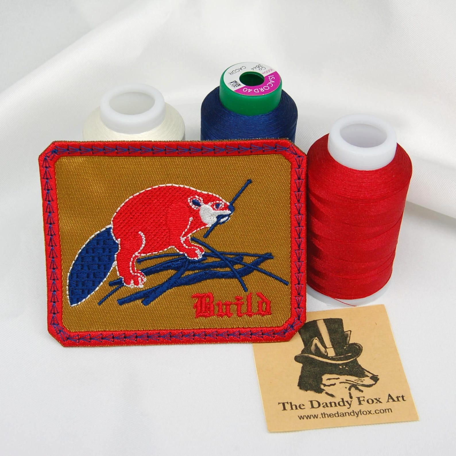 Beaver Medieval Patch - Etsy