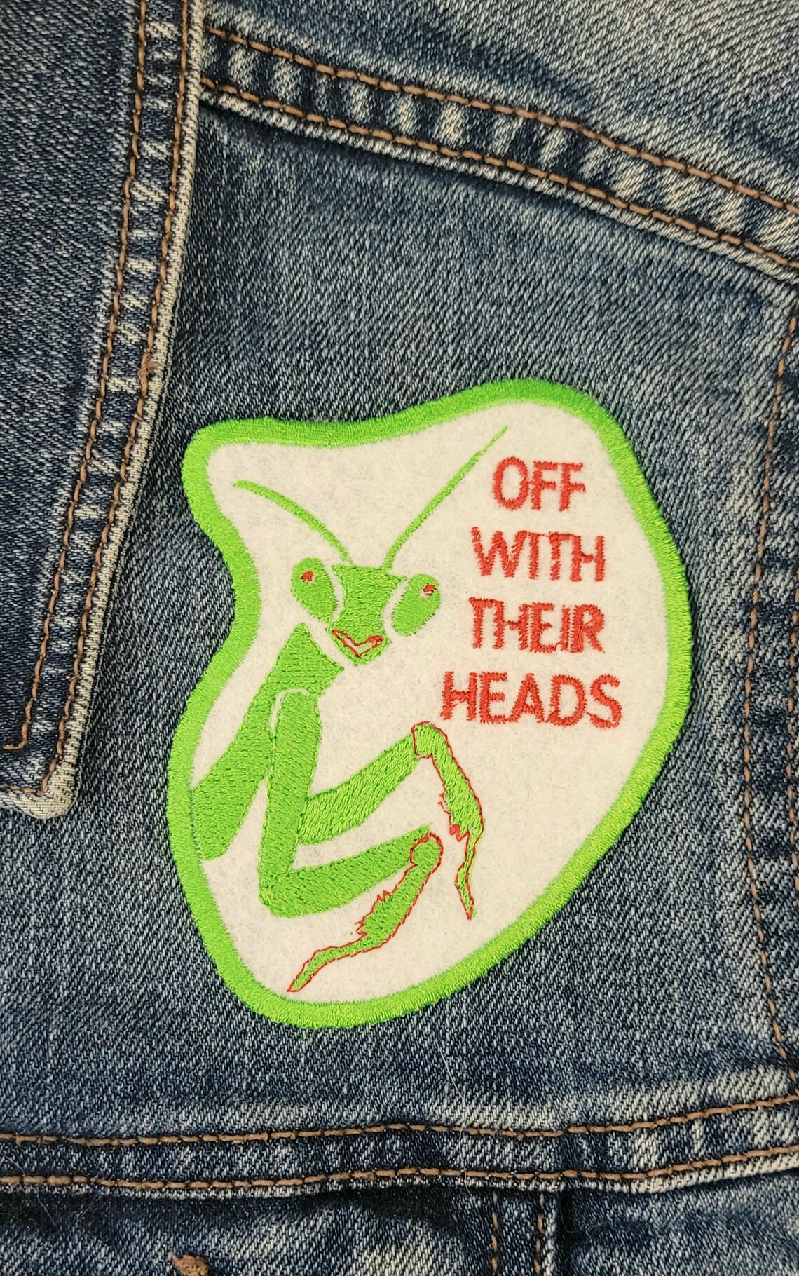 Praying Mantis Patch | Etsy