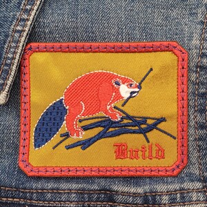 Beaver Medieval Patch - Etsy