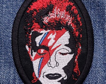 David Bowie Patch, Aladdin Sane, Ziggy Stardust Patch, Major Tom, Gift Under 10, Gift for Her ...