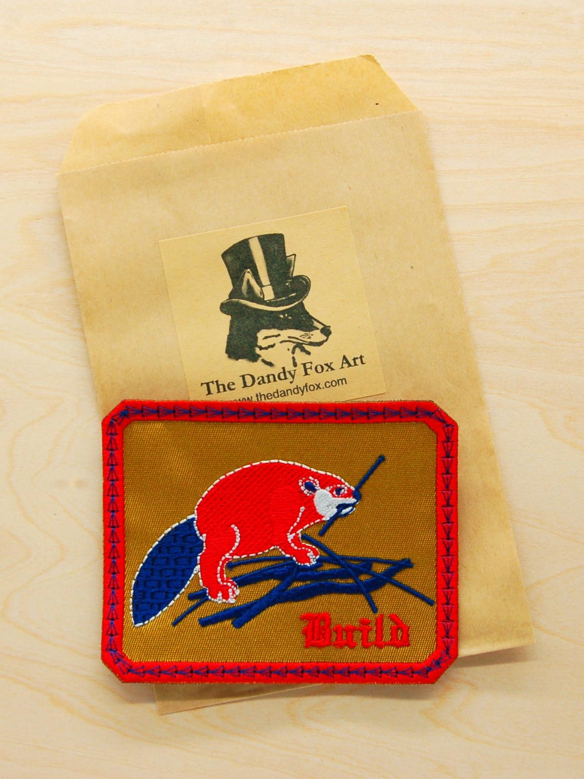 Beaver Medieval Patch - Etsy