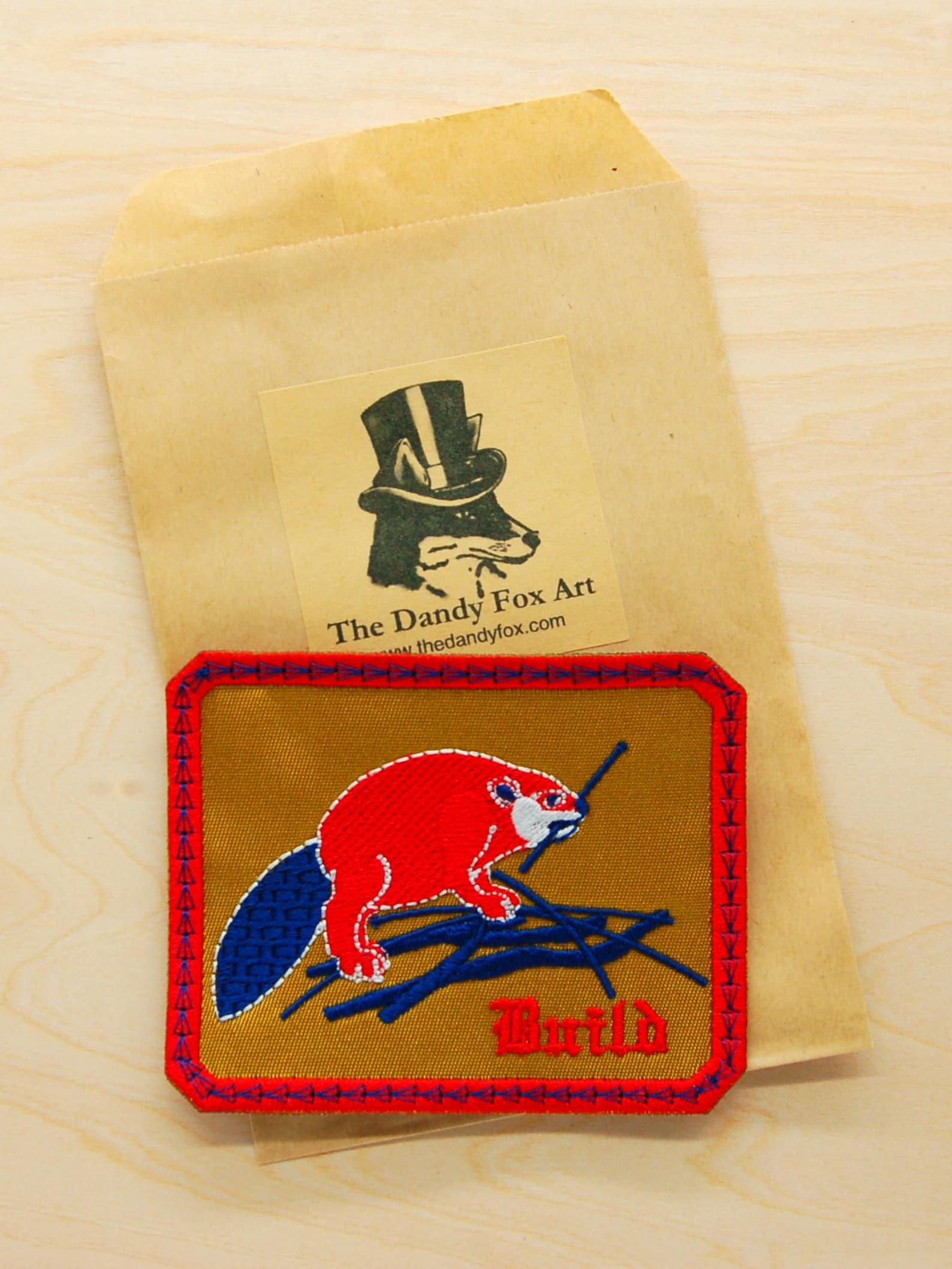 Beaver Medieval Patch - Etsy