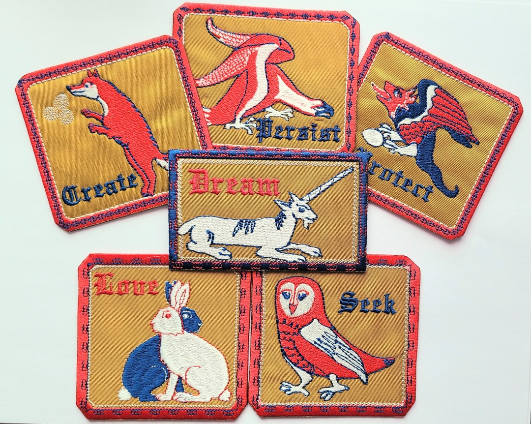 Medieval Animal Patches - Etsy