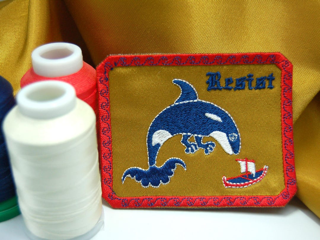 Orca Sinking Ship Patch: Medieval Style - Etsy