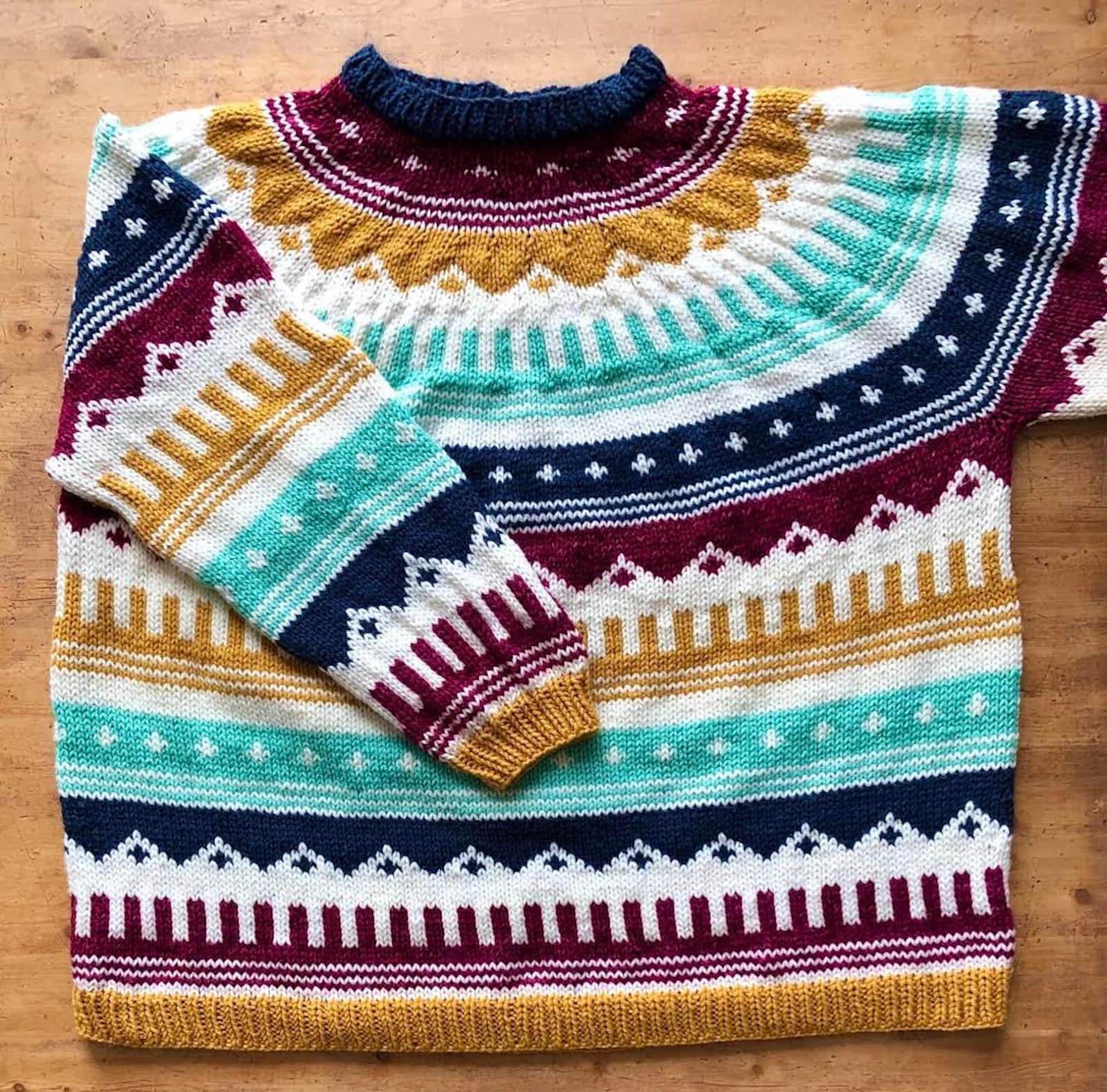 Worsted Weight Sanguine Sweater Pattern - Etsy