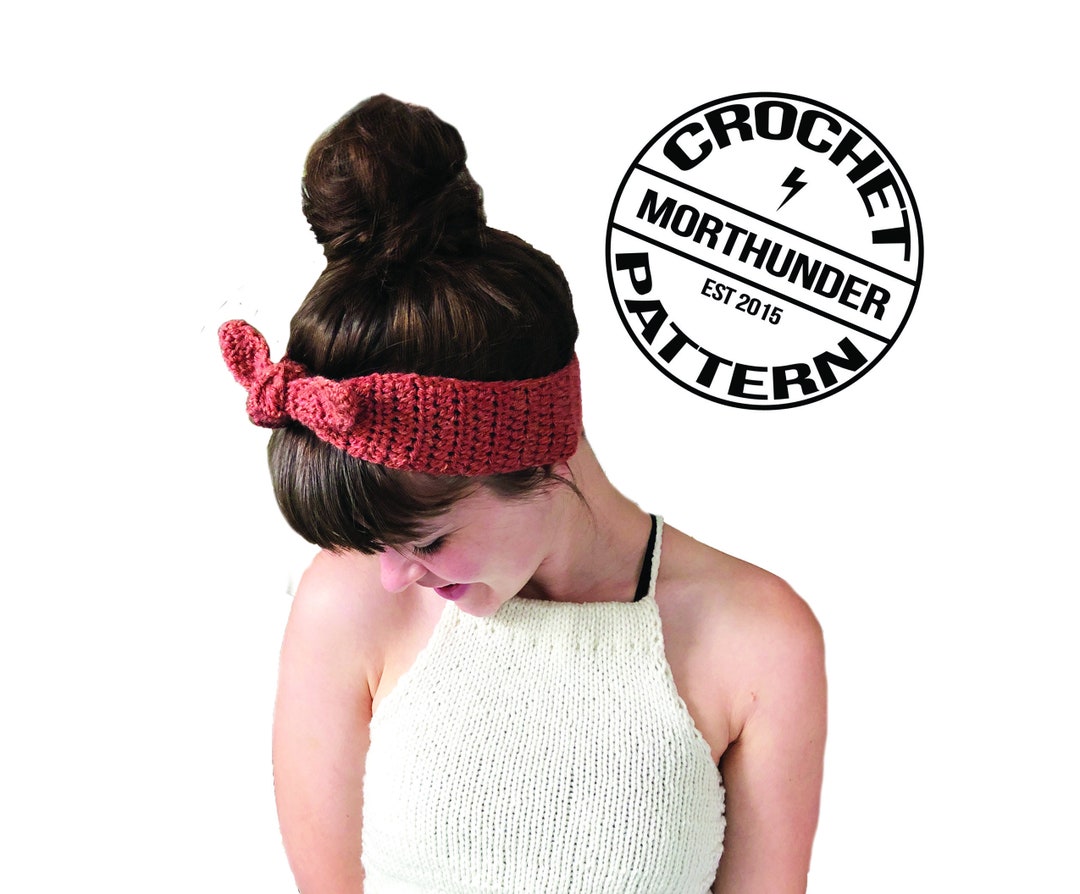 Steffy Crochet Headband Pattern by Morthunder - Etsy