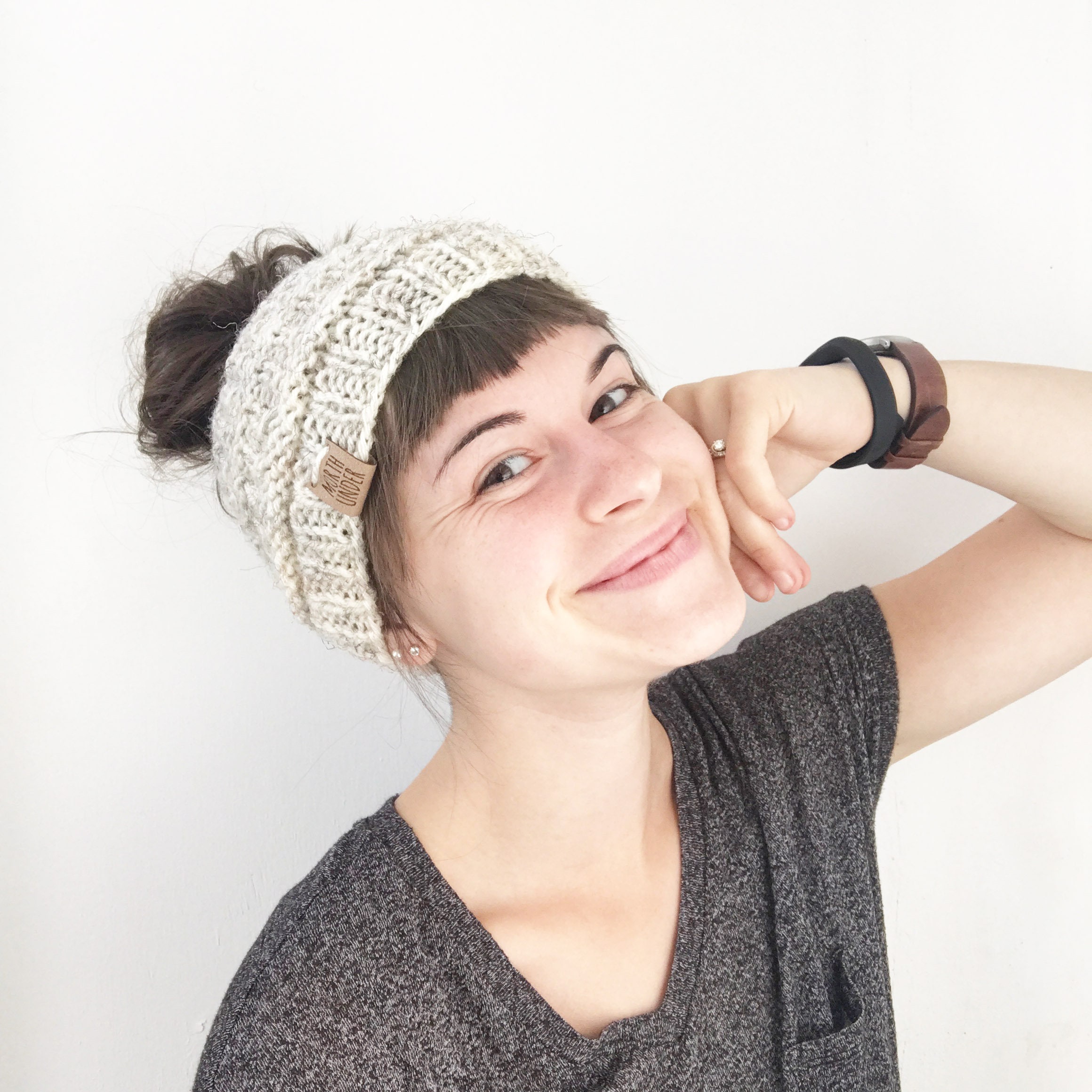 Super Easy Bun Hat Knitting Pattern by Morthunder - Etsy
