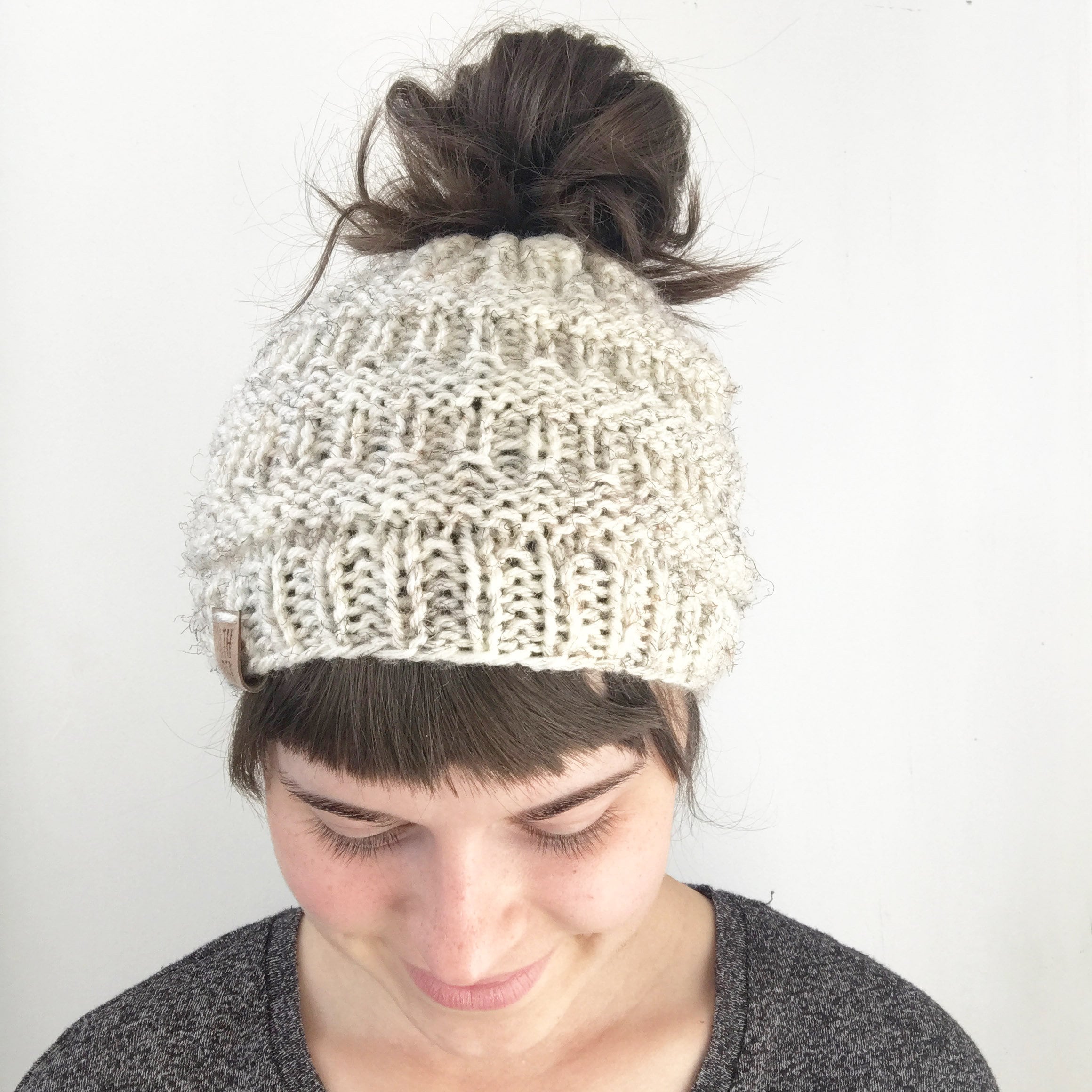 Super Easy Bun Hat Knitting Pattern by Morthunder - Etsy