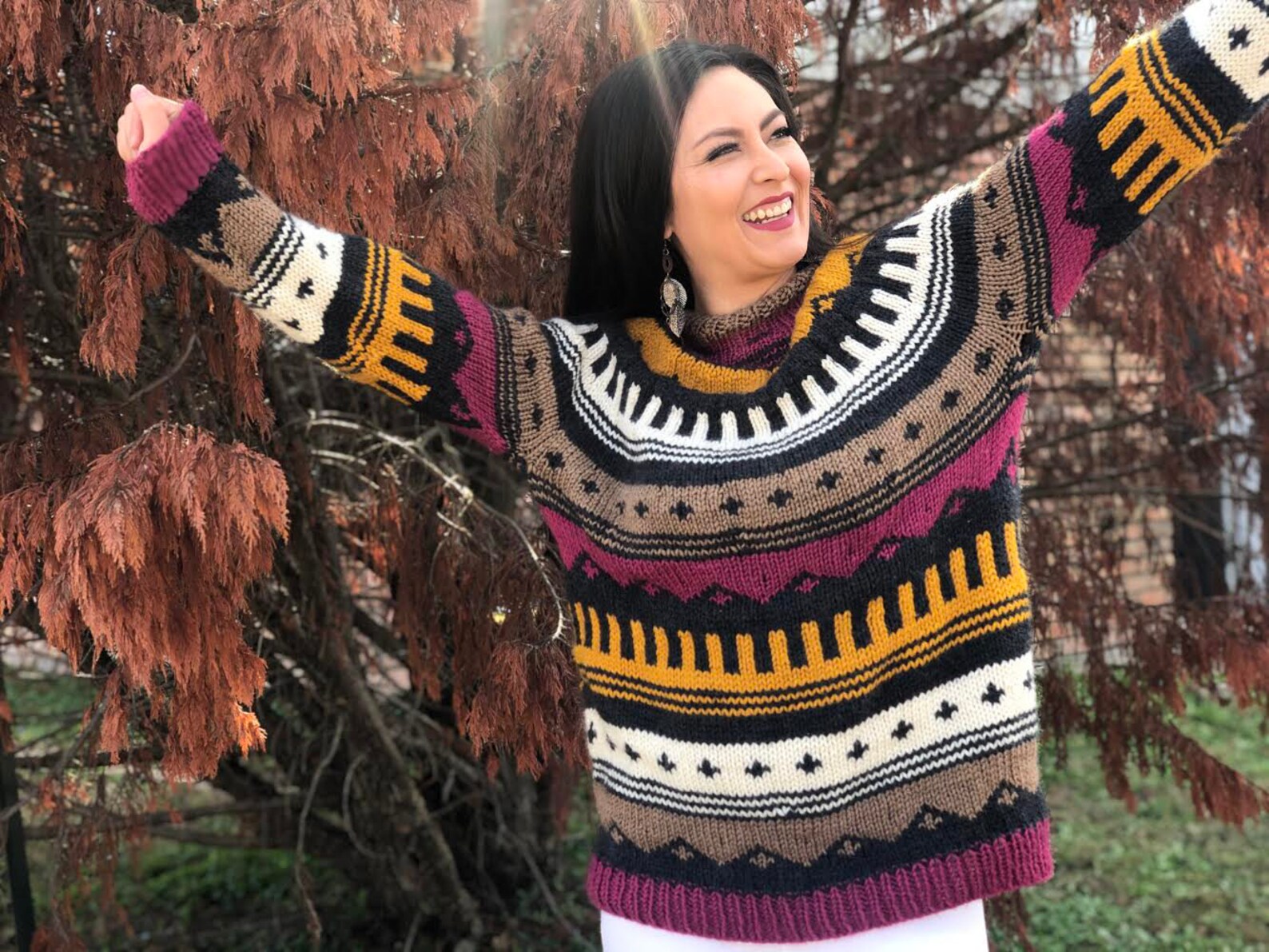 Worsted Weight Sanguine Sweater Pattern - Etsy