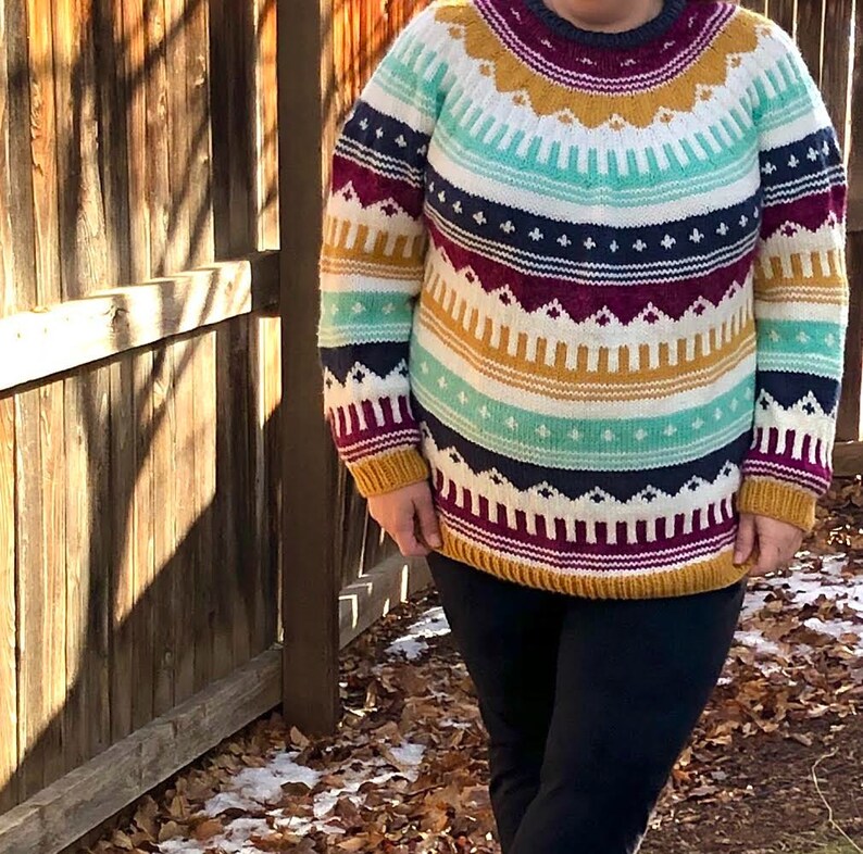 Worsted Weight Sanguine Sweater Pattern - Etsy