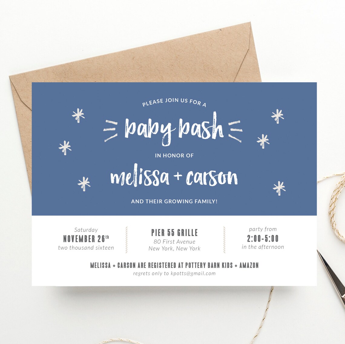 Baby Bash Modern Baby Shower Color Block Invite Couples Baby - Etsy