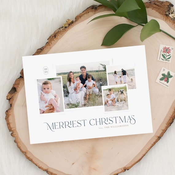 Gallery Holiday Card, Family Photo Card, Multi Photo Christmas Card ...