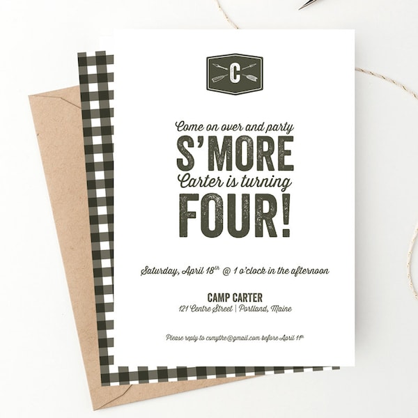 Camping Themed Birthday - Etsy