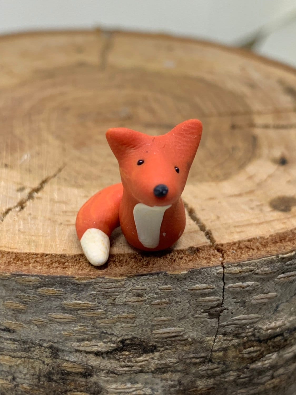 Miniature Fox Figurine Tiny Fox Mini Red Fox Red Fox | Etsy