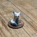 Miniature Arctic Fox Figurine, Tiny Arctic Fox, Mini Blue Fox, Blue Fox ...