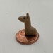 Miniature Llama Figurine, Handmade Llama Mini, Llama Terrarium Figure ...
