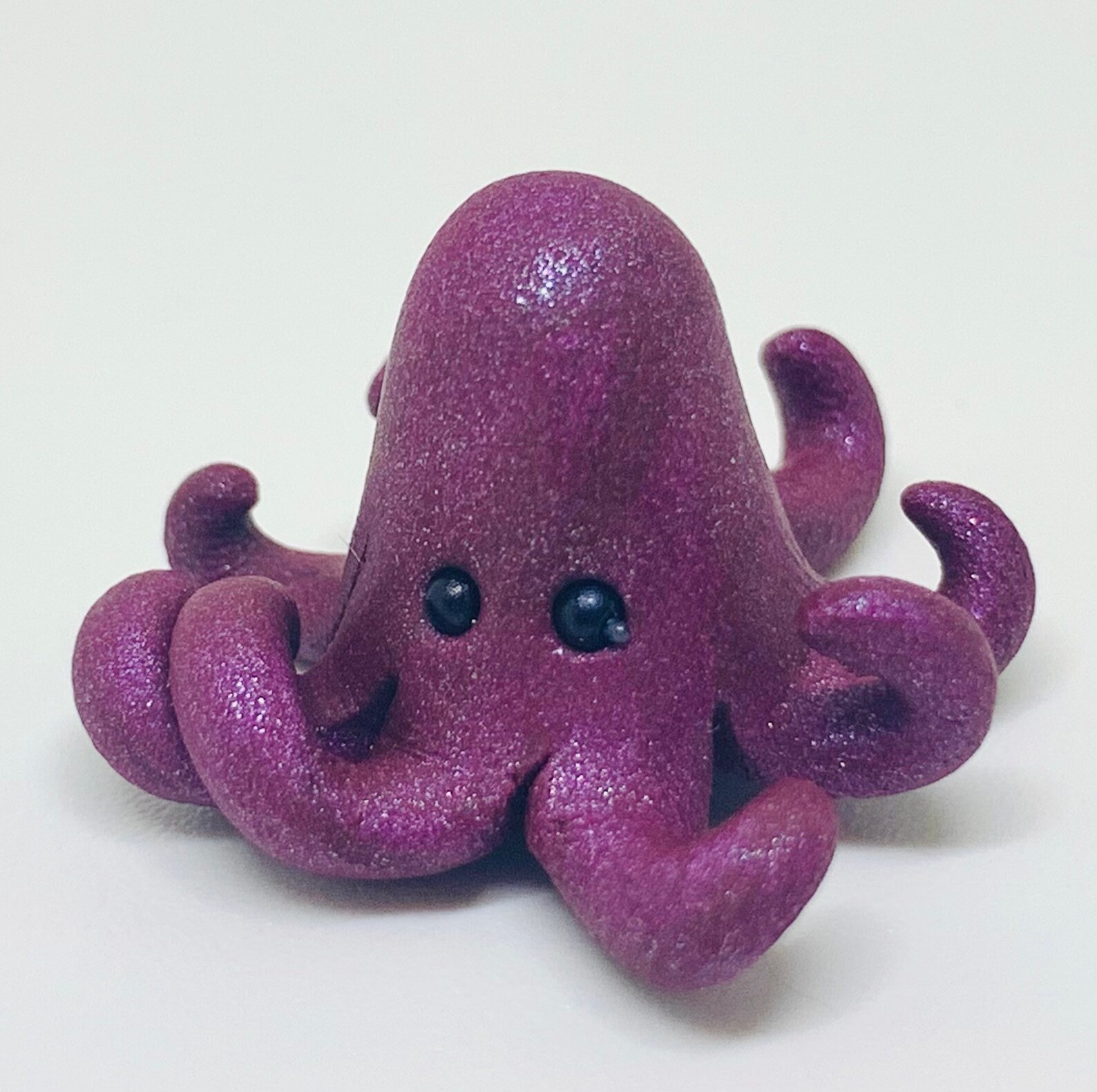 Purple Polymer Clay Octopus Miniature Octopus Figurine - Etsy Ireland