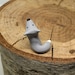 Miniature Wolf, Grey Wolf Figurine, Tiny Wolf, Fairy Garden Wolf - Etsy