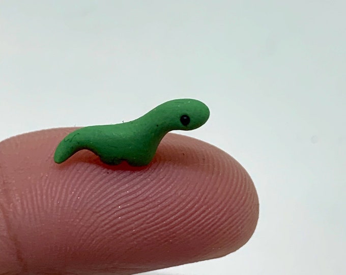 Tiniest Green Dinosaur, Micro Mini Dinosaur, Micro Dinosaur Figurine ...