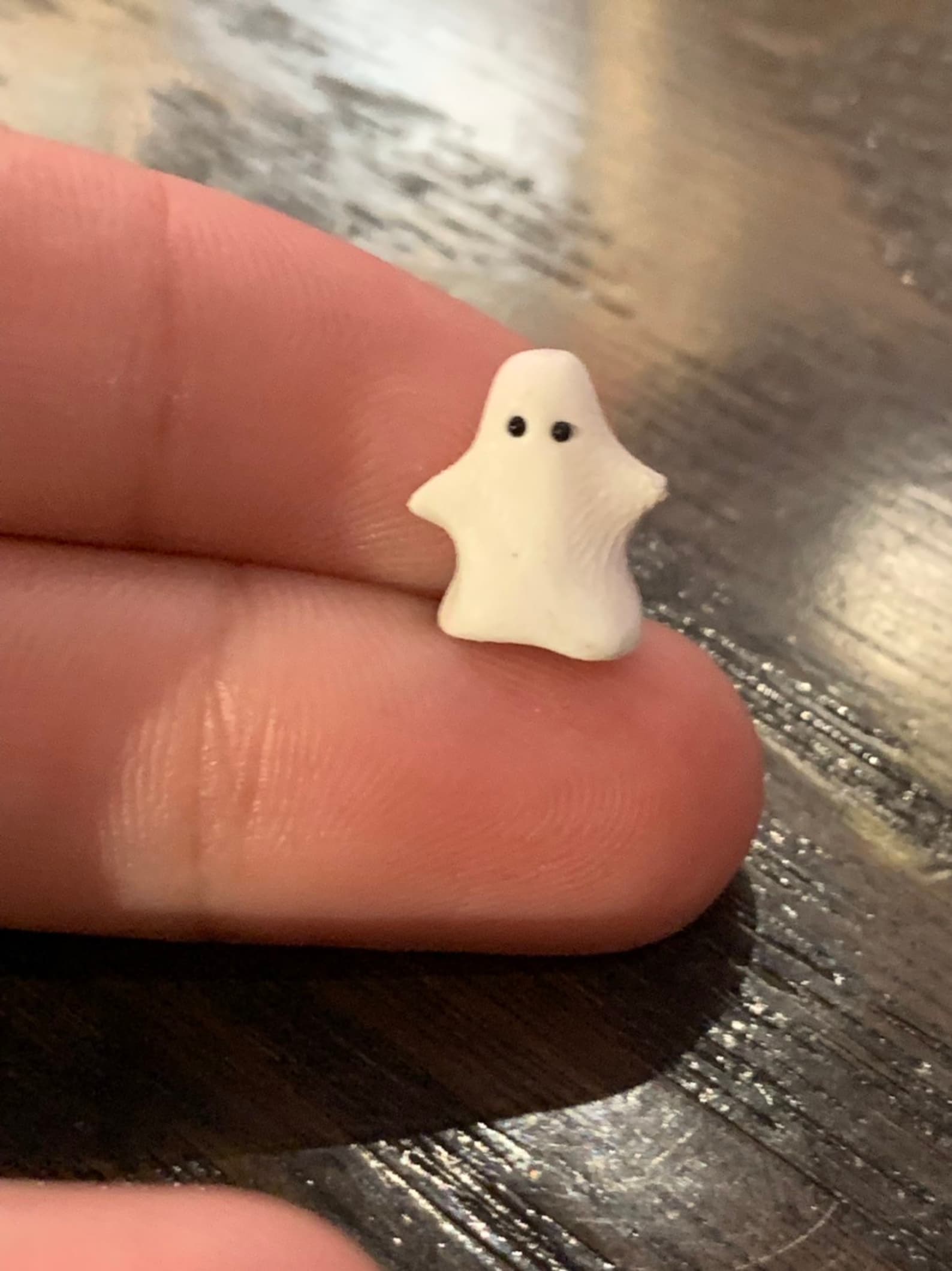 One Micro Mini Ghost Mini Ghost Polymer Clay Ghost | Etsy