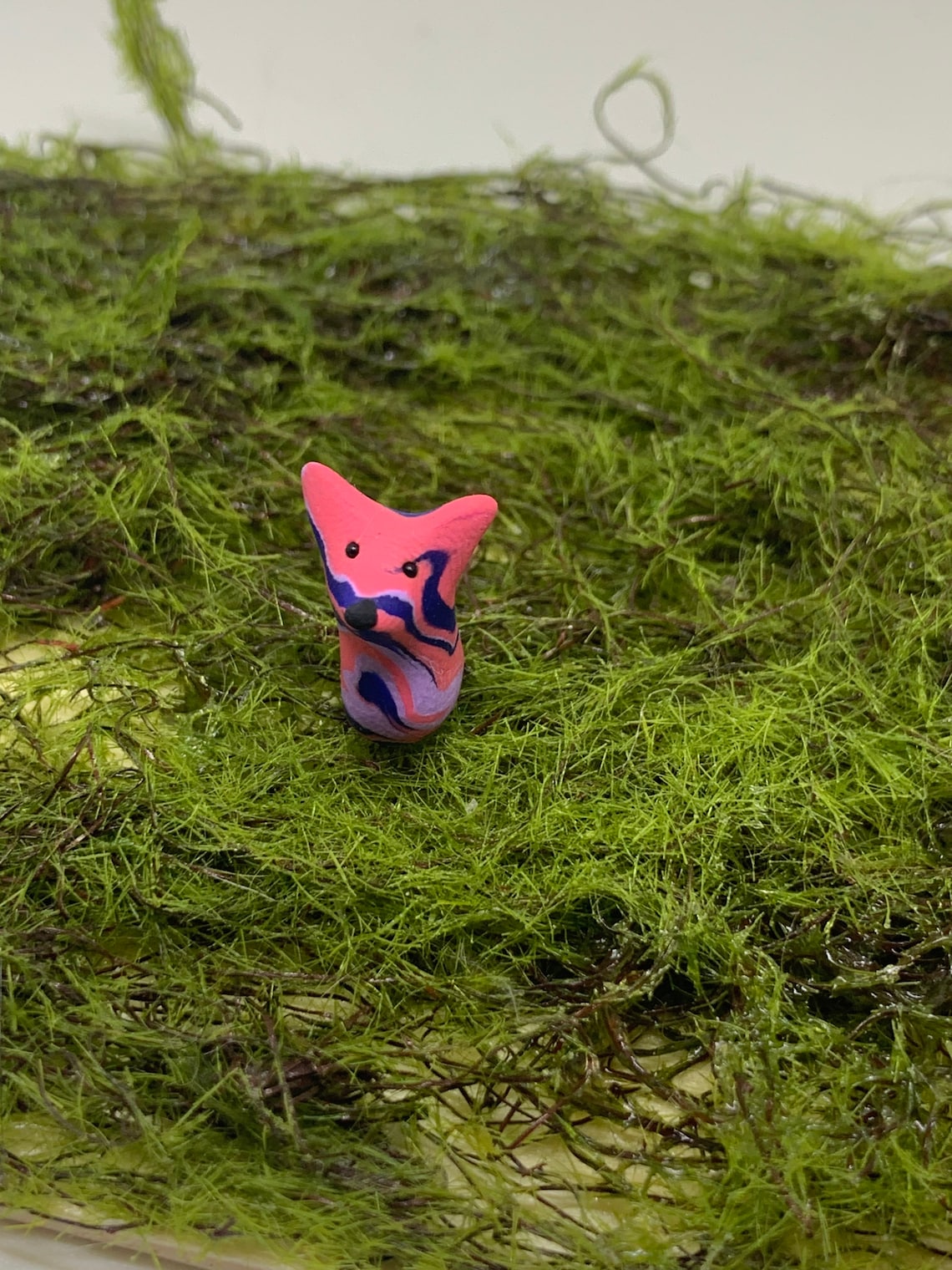 Bisexual Pride Fox Figurine Bi Flag Fox Rainbow Fox Polymer - Etsy