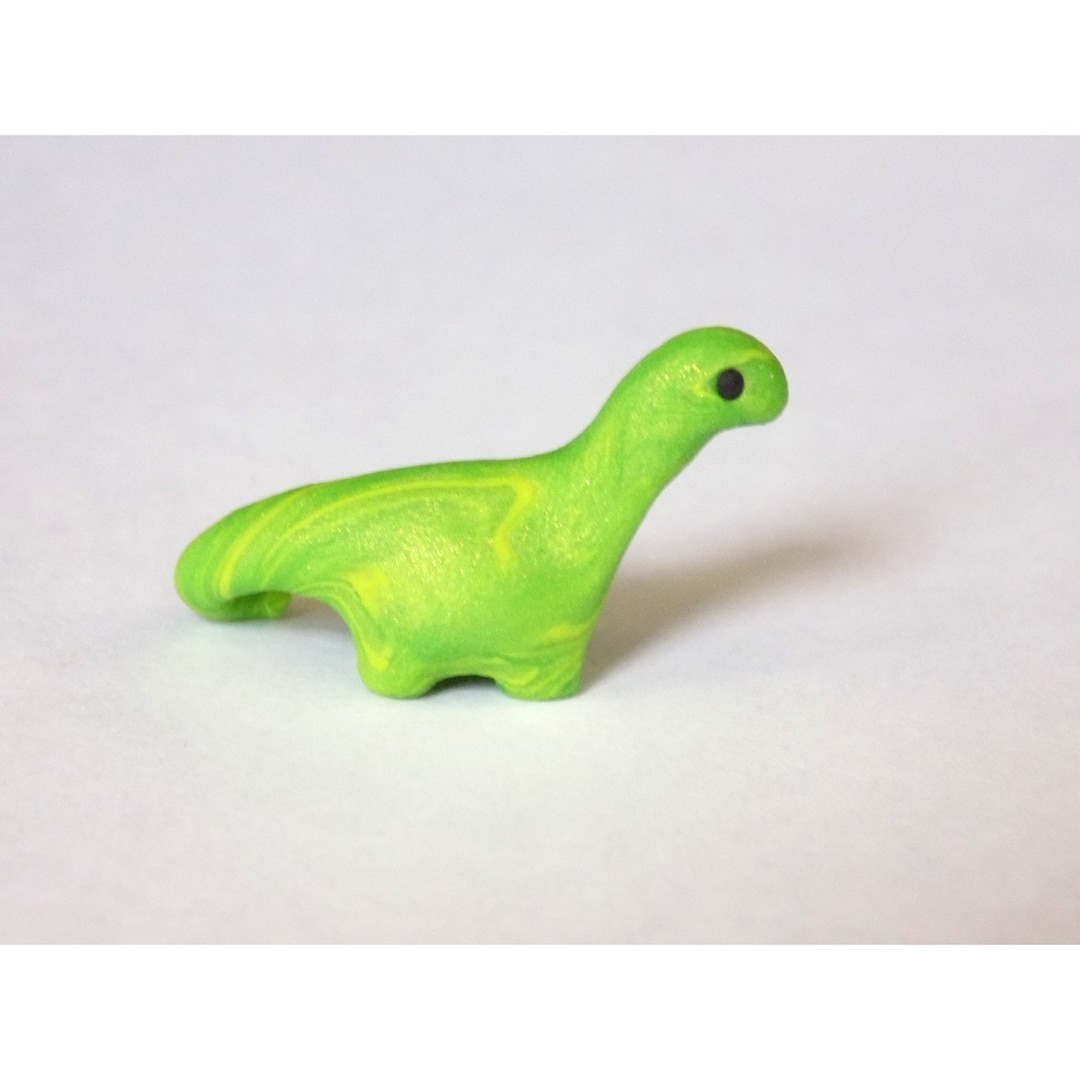 Micro Dinosaur Totem, Kawaii Dinosaur, Polymer Clay Dinosaur - Etsy