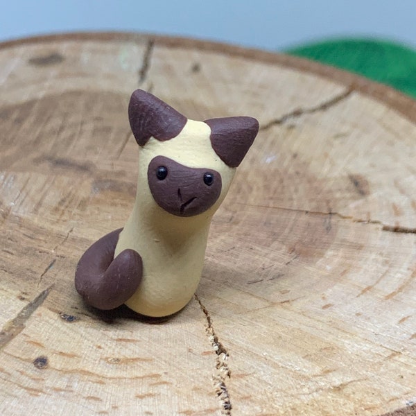Polymer Clay Cat - Etsy