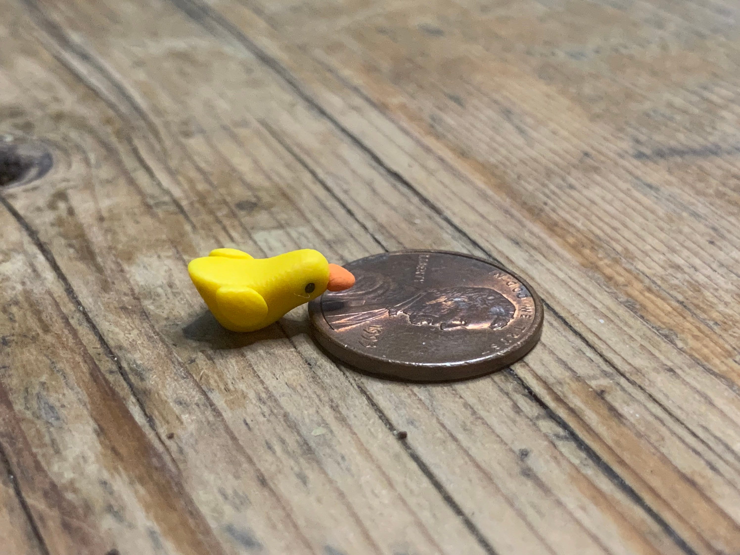 Micro Mini Duck Figurine Tiny Yellow Duck Mini Rubber Duck - Etsy