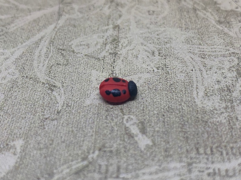 Micro Mini Ladybug Fairy Garden Ladybug Tiny Ladybug | Etsy